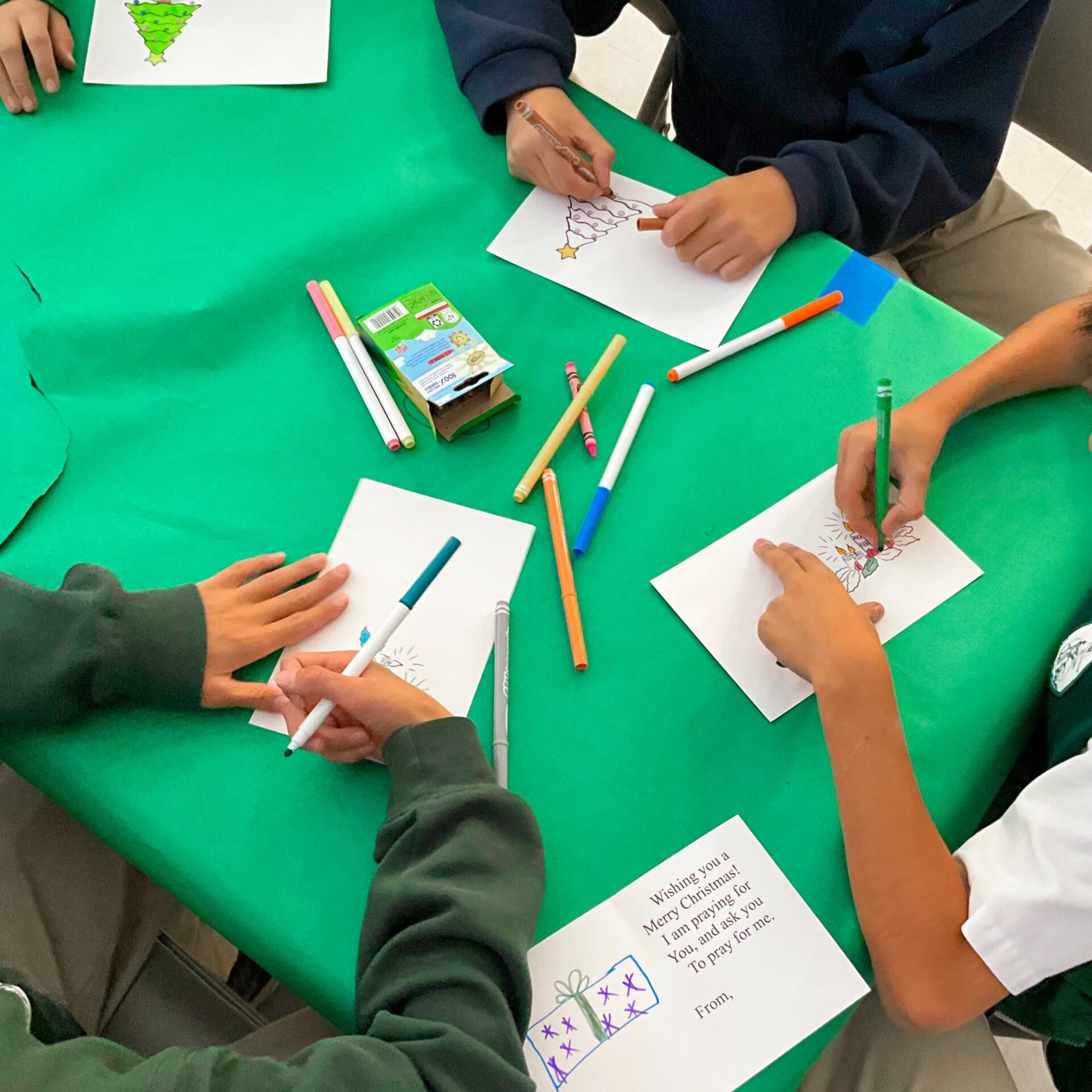 St. Francis of Assisi School Creates Christmas Cards for Juvenile Hall ...